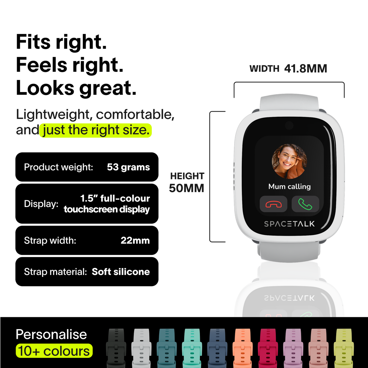 Kids Smart Watch 4G, GPS, SOS & School Mode | Spacetalk Loop